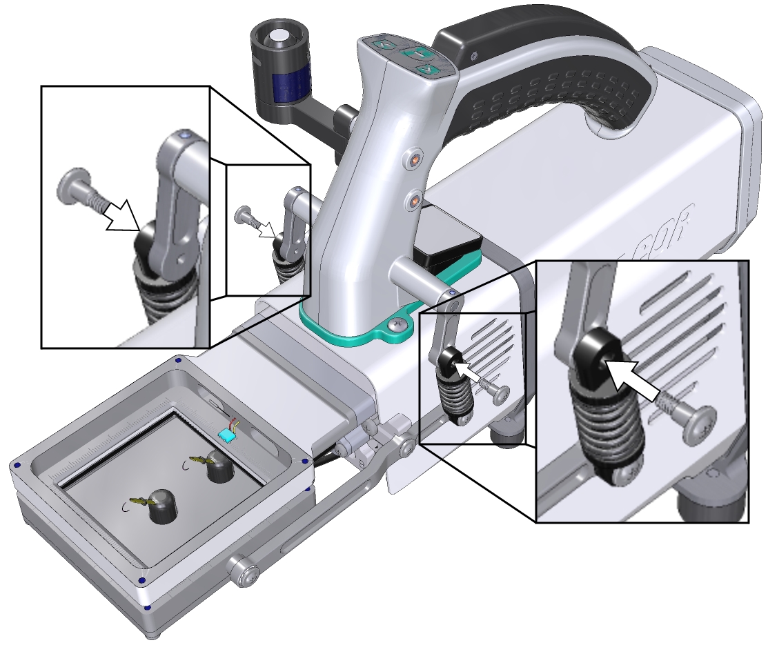LI-6800 | Installing the large leaf chamber