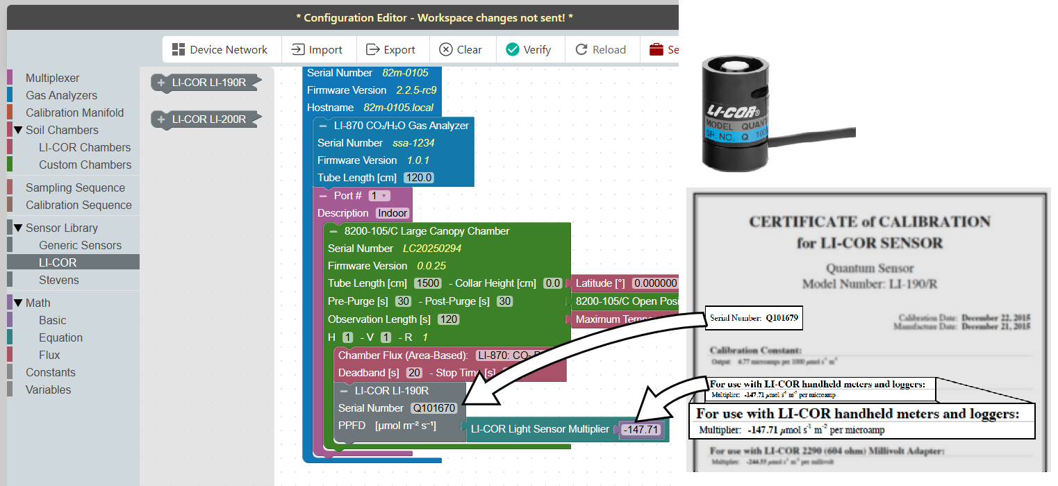LI-8250 | Using sensors with chambers