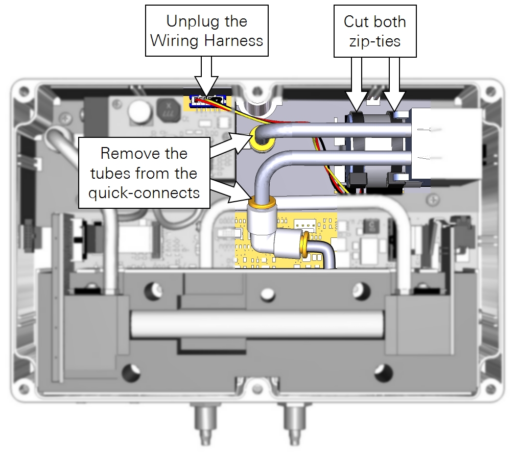 LI-850 | Replacing the LI-830 or LI-850 Pump