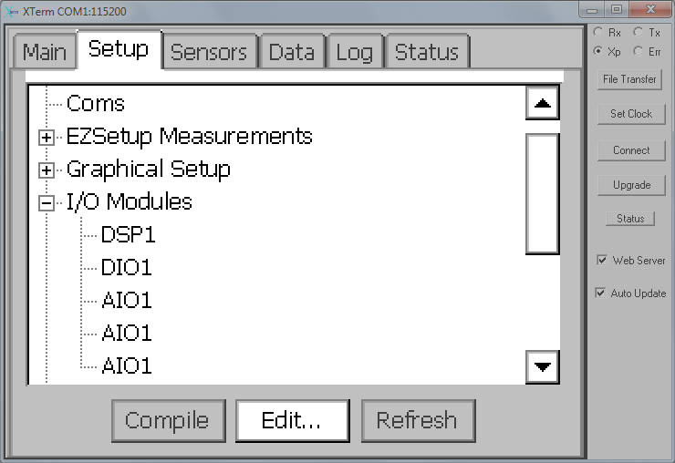 Biomet System (Sutron Logger) | Configuring the Biomet System